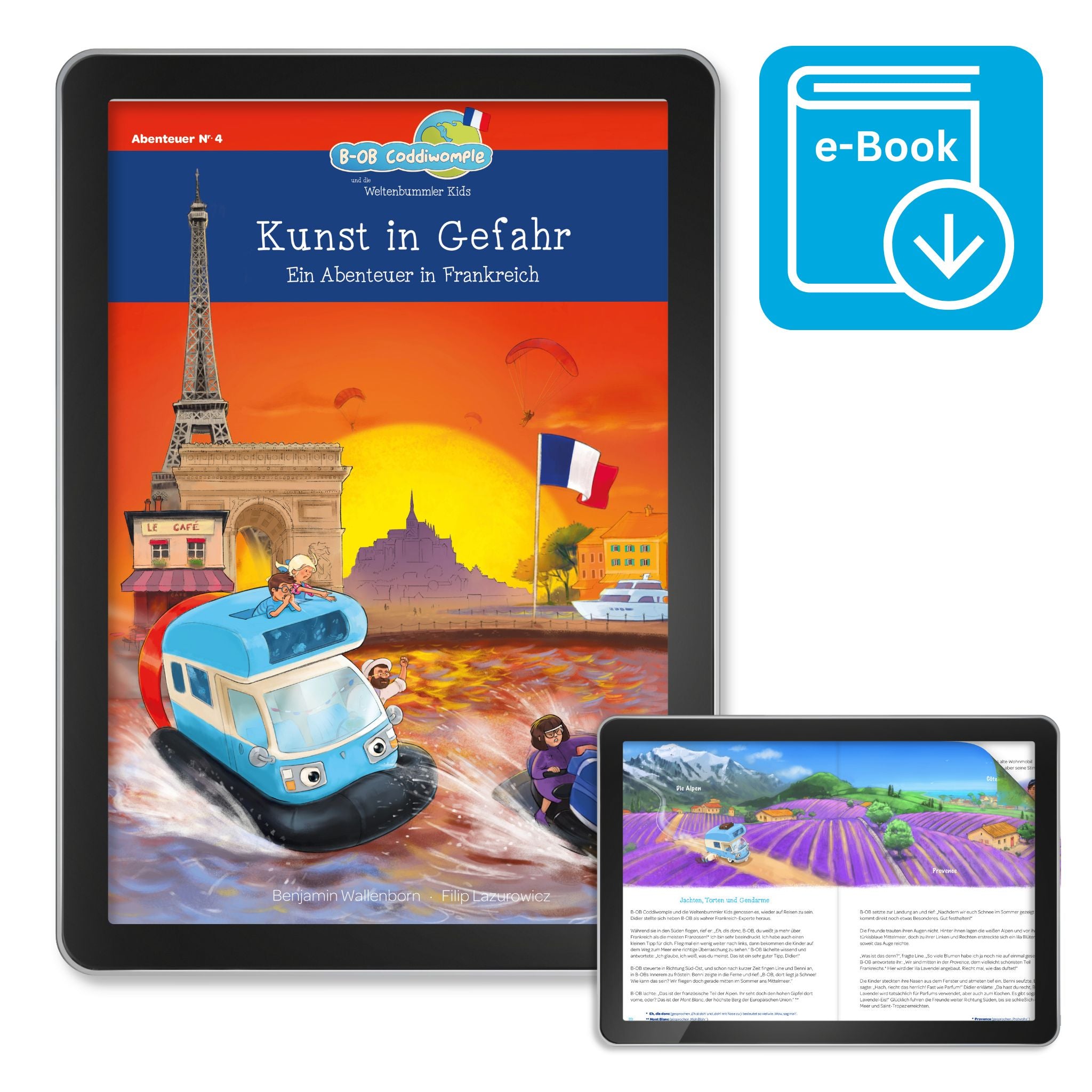 E-Book zu Band 4: Kunst in Gefahr - Ein Abenteuer in Frankreich ...