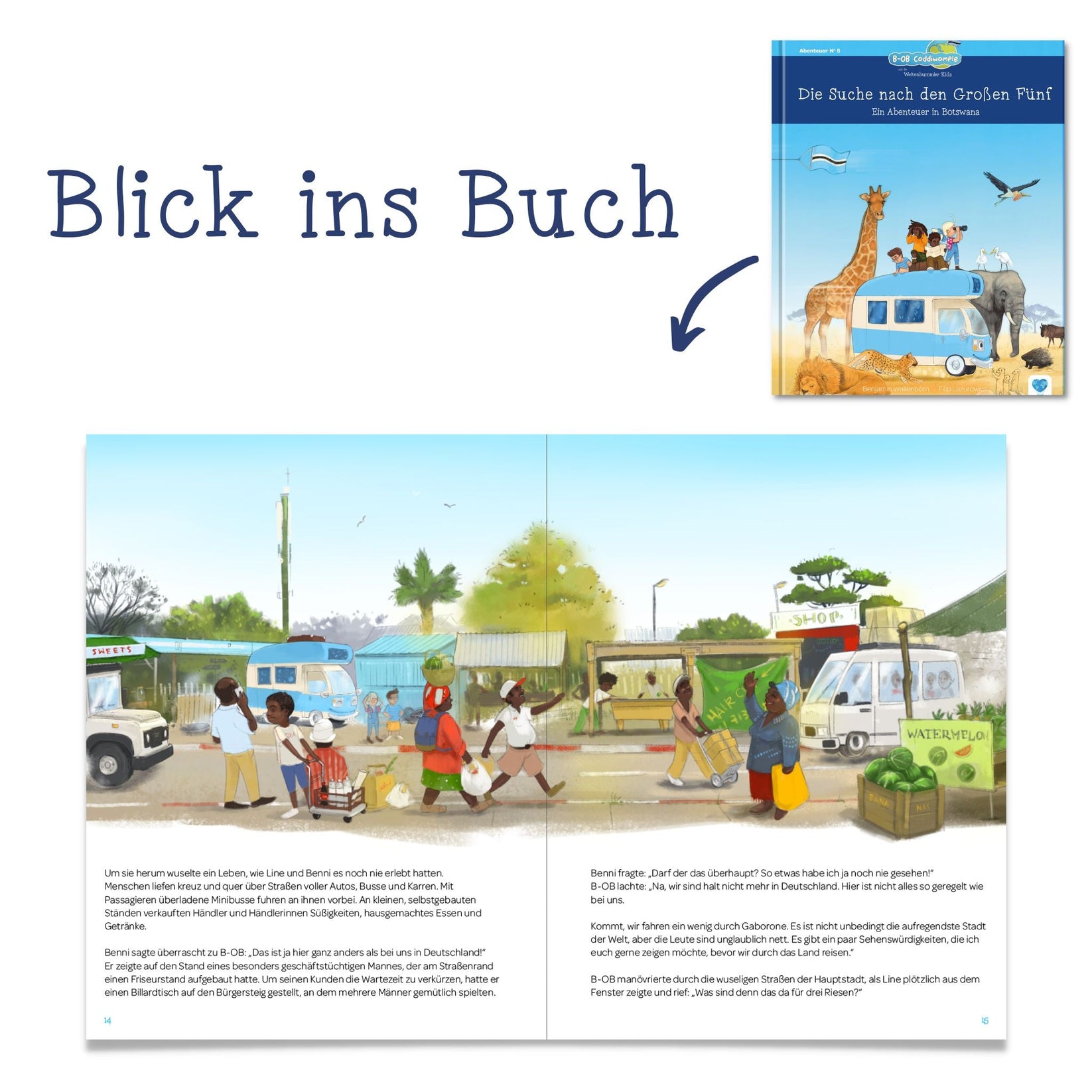 E-Book zu Band 5: Die Suche nach den großen Fünf - Ein Abenteuer in Bo ...